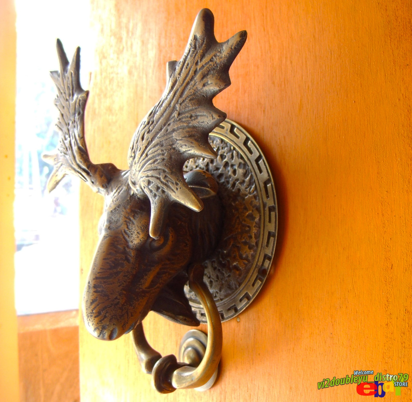 7.87 Inches Antique Large BIG MOOSE Deer Head Hunt Door | Etsy