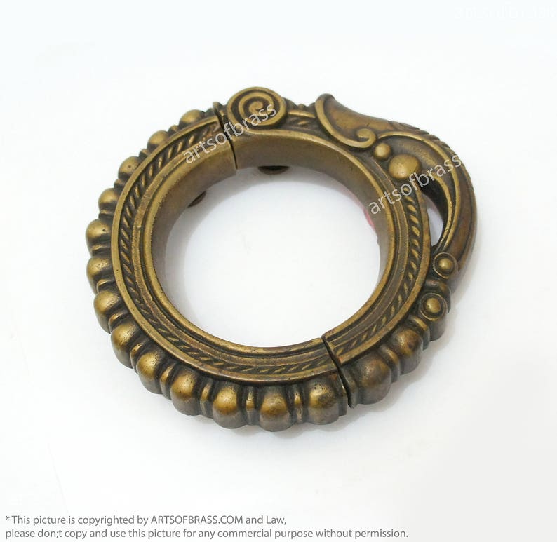 Rare 6.22 inches Vintage Victorian Round Engraved Handle | Etsy