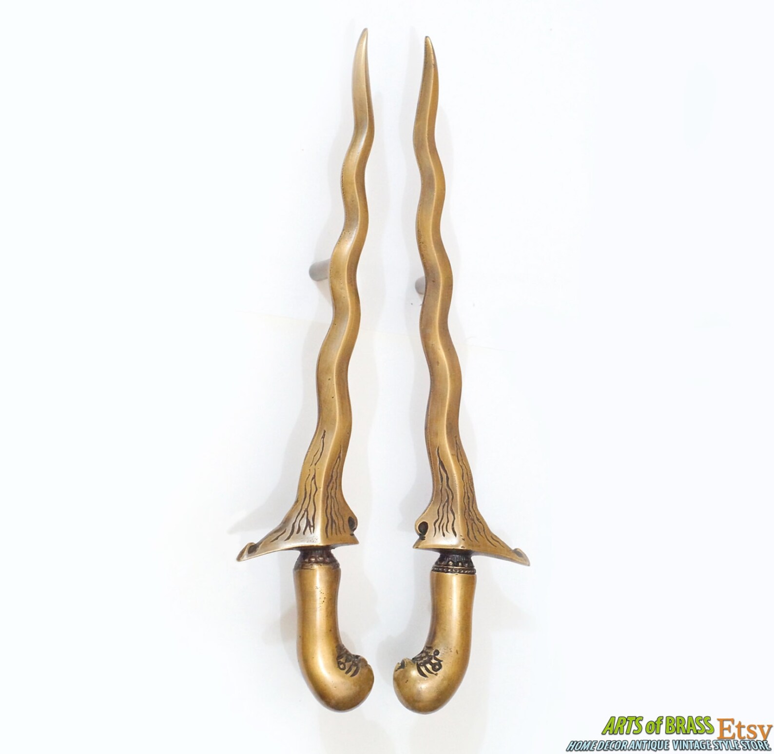 12.20 Inches Set 2 Pcs Vintage Old KERIS JAVA Dagger - Etsy