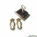 Set Vintage ESCUTCHEON Key Hole Cover Plates With Antique BRASS ...
