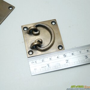 1.96" Lot of 2 Pcs Vintage RETRO Western Square Drop Pull Hardware ...