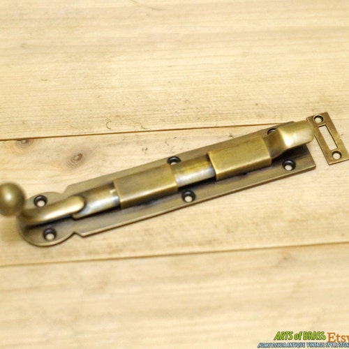 3.15 Inches Vintage Solid Brass Gate Door LATCH Bar Slot - Etsy