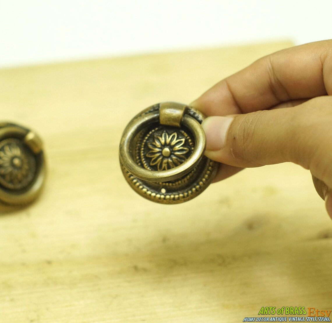 Lot of 6 Pcs Vintage Richelieu Regency Floral Back Plate Ring - Etsy