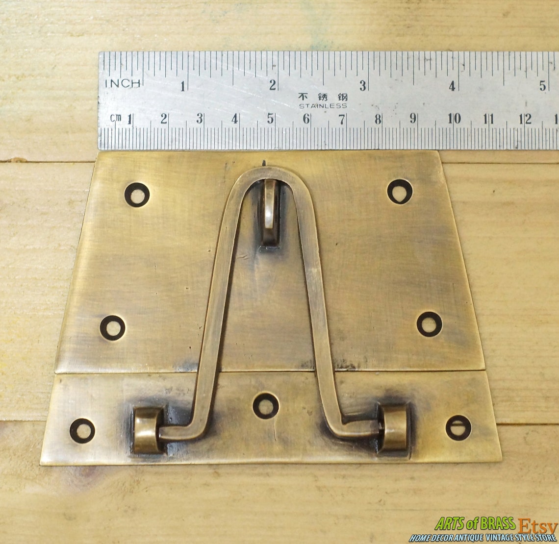 5.03 Inches BIG Square Vintage Box Gate LATCH Hook Slot - Etsy