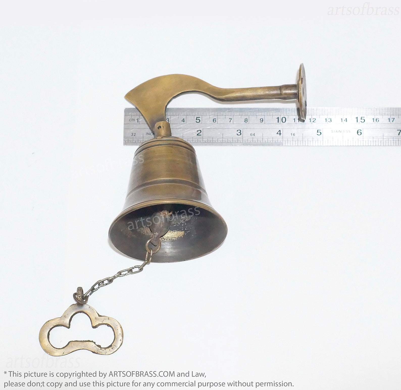 Solid Brass Vintage Fine Door Bell Front Door Bell Door - Etsy