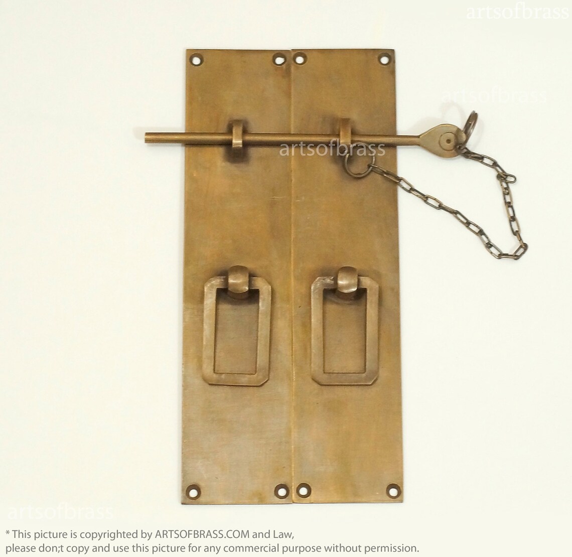 8.62 Inches Vintage Solid Brass Retro Long Drawer LATCH - Etsy