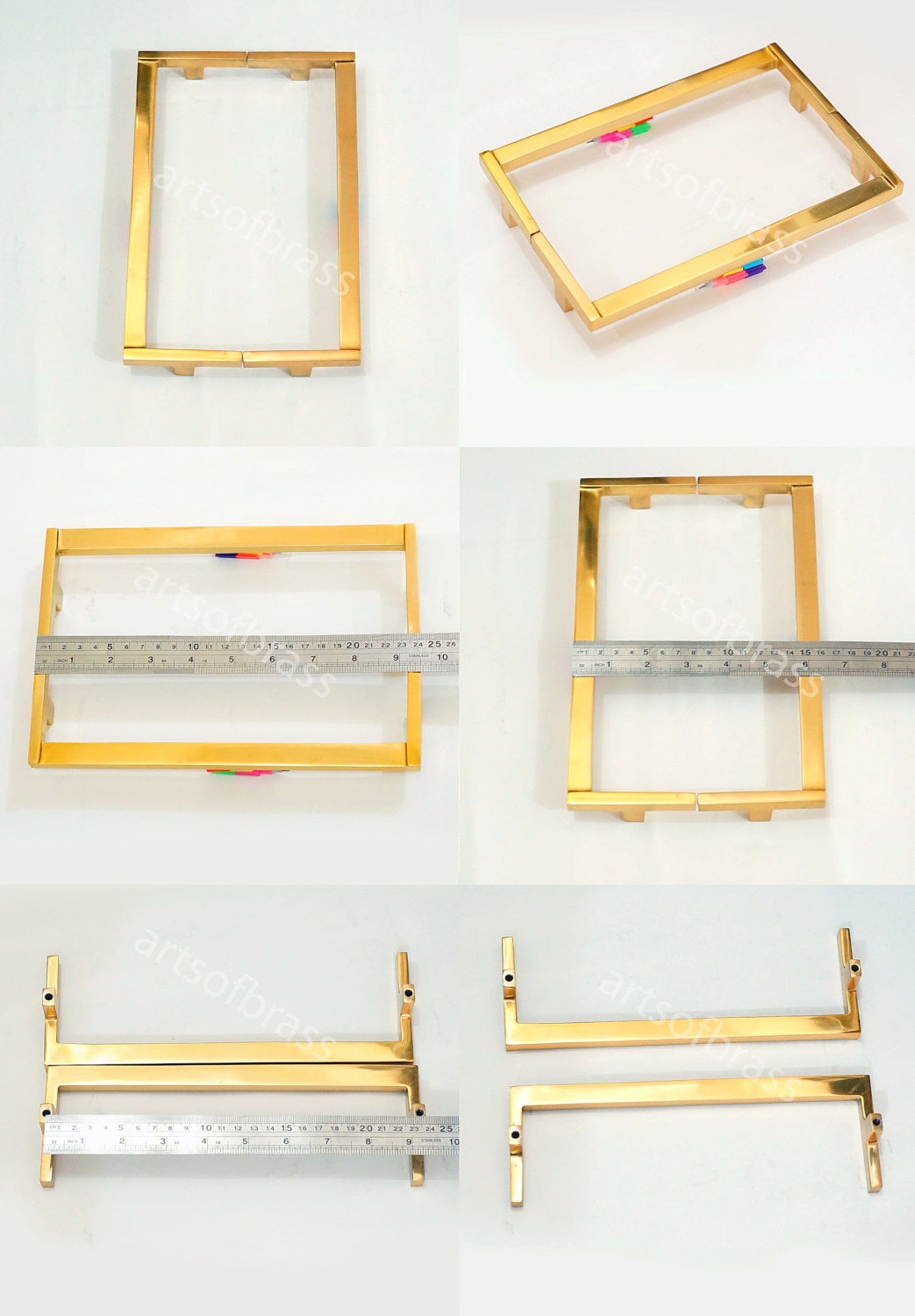 9.44 Inches Set Vintage Retro Square Box Grip Handle - Etsy