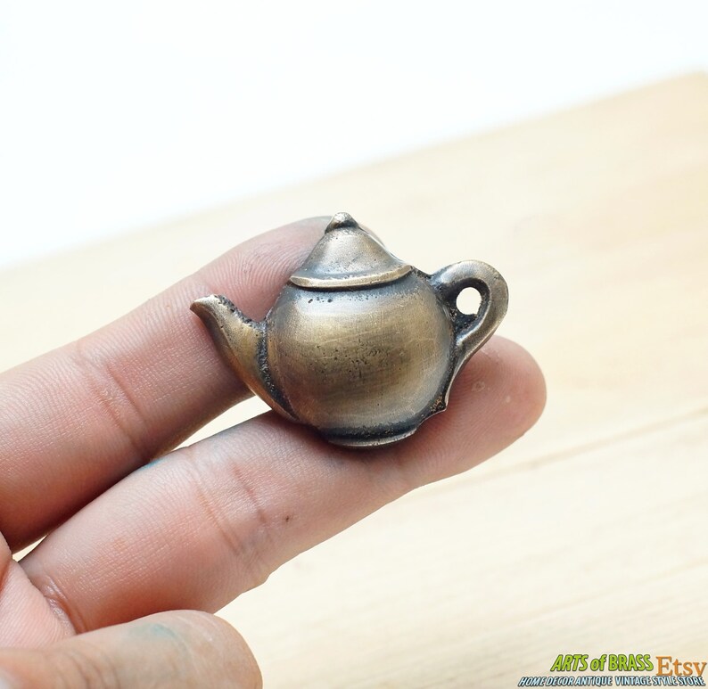 Lot of 4 Pcs Vintage Retro TEAPOT Kitchen POT Solid Knobs Handle Solid ...