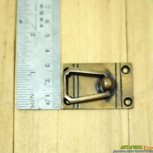 1.81" Lot of 6 Pcs Vintage RETRO Western Square Drop Pull Hardware ...