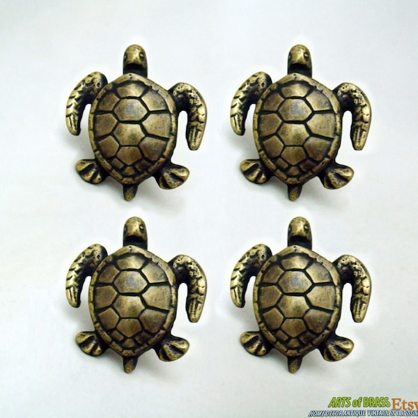 Turtle Drawer Pull - Etsy