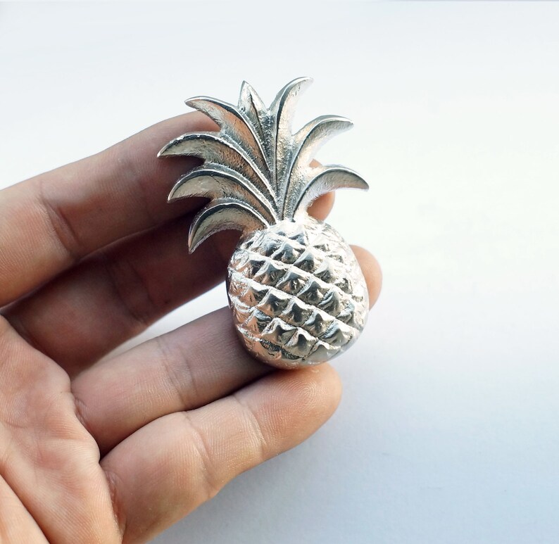 Lot of 2 Pcs PINEAPPLE Fruits With CHROME Finishing Cabinet | Etsy