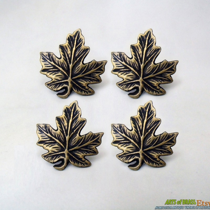 Leaf Drawer Pulls - Etsy