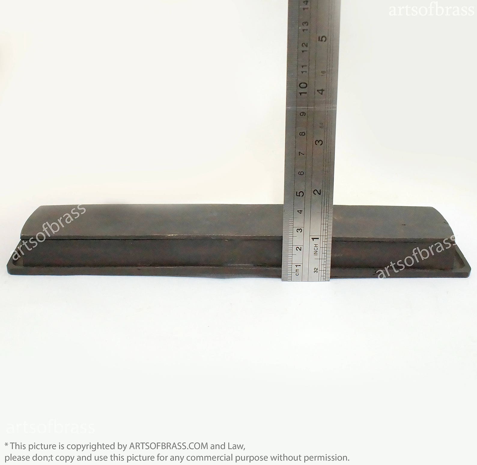 9.84" Inches Vintage Big Long Baldwin FLUSH Pull Solid Brass Antique ...