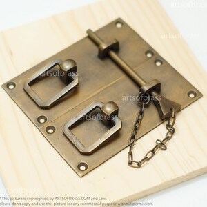 Vintage Solid Brass Retro Drawer LATCH Cabinet LATCH Door Box LATCH ...