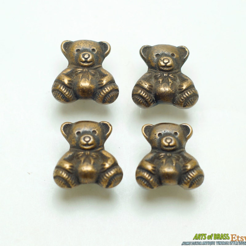 Brass Bear Handles - Etsy