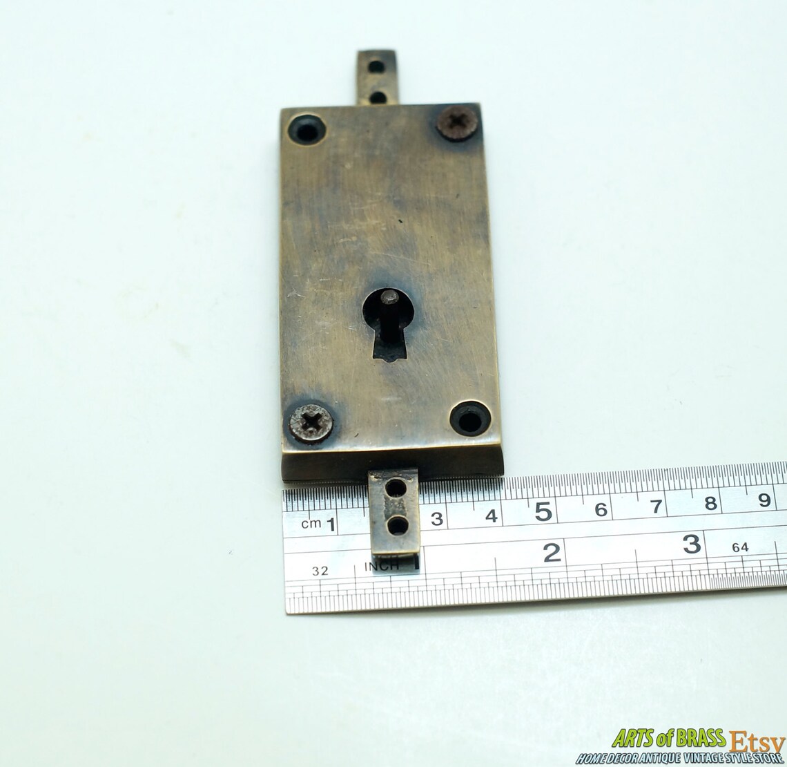 Set Vintage Victorian Double Lock With Antique Key LOCK and | Etsy