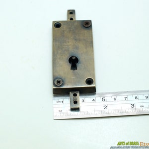 Set Vintage Victorian Double Lock With Antique Key LOCK and SKELETON ...