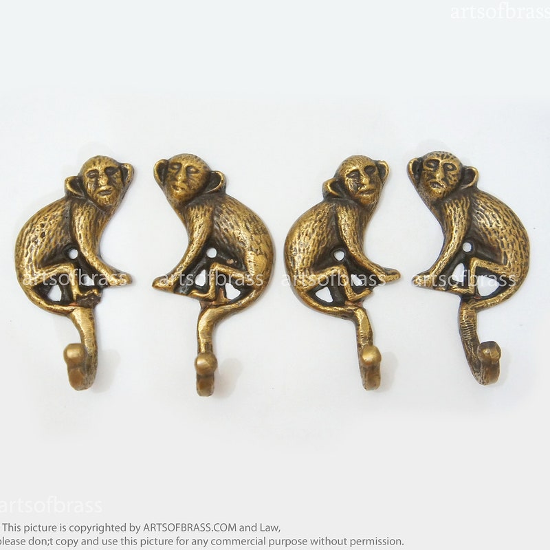 Monkey Wall Hook - Etsy