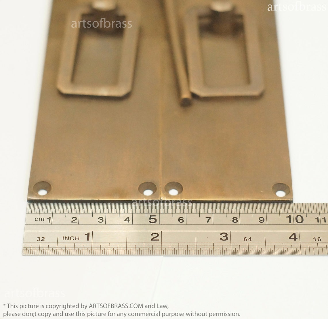 8.62 Inches Vintage Solid Brass Retro Long Drawer LATCH - Etsy