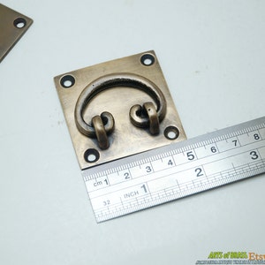 1.96" Lot of 2 Pcs Vintage RETRO Western Square Drop Pull Hardware ...