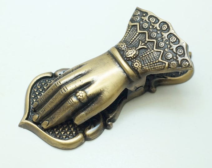 Victorian Hand Brass Clip Small - Etsy Canada
