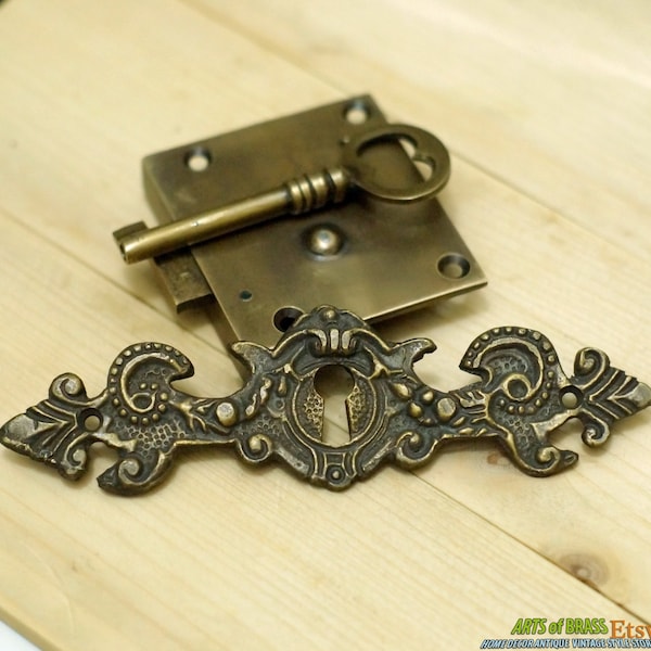 Antique Key Lock - Etsy