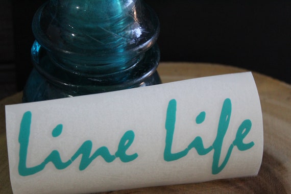 Line Life Decal | Etsy