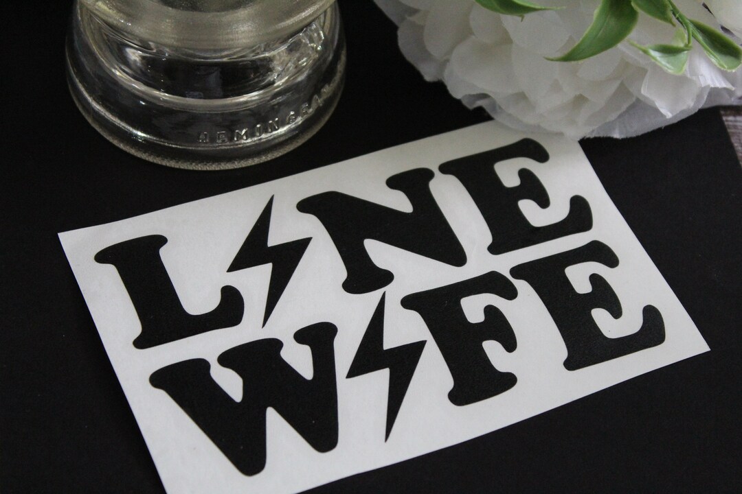 LINE WIFE Decal - Etsy