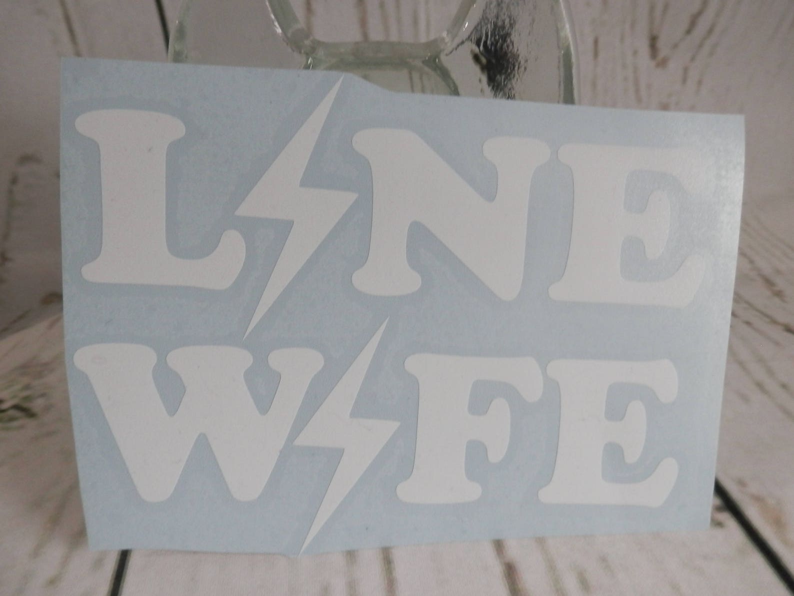 LINE WIFE Decal | Etsy