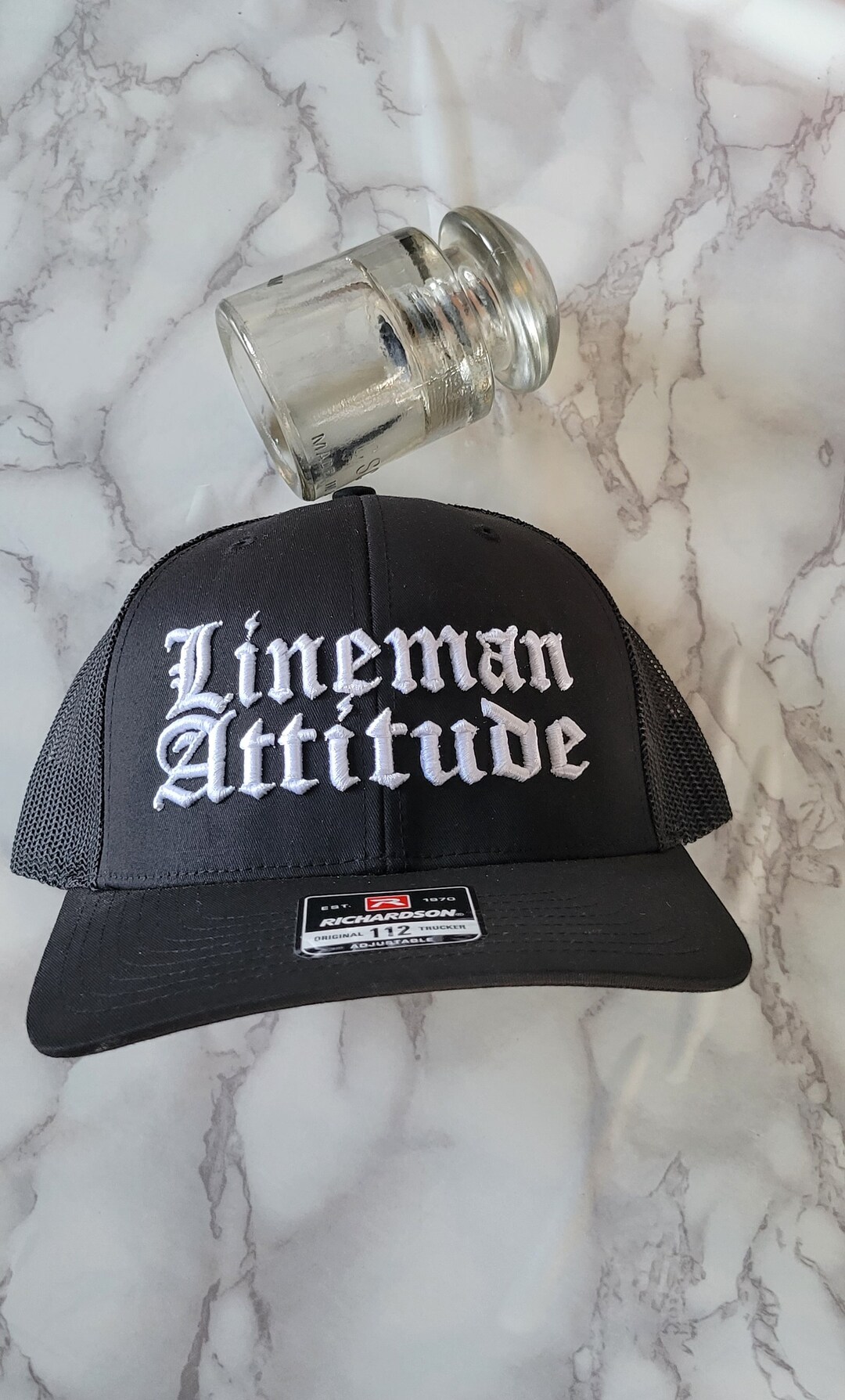 OLD ENGLISH STYLE Lineman Attitude Cap Richardson - Etsy