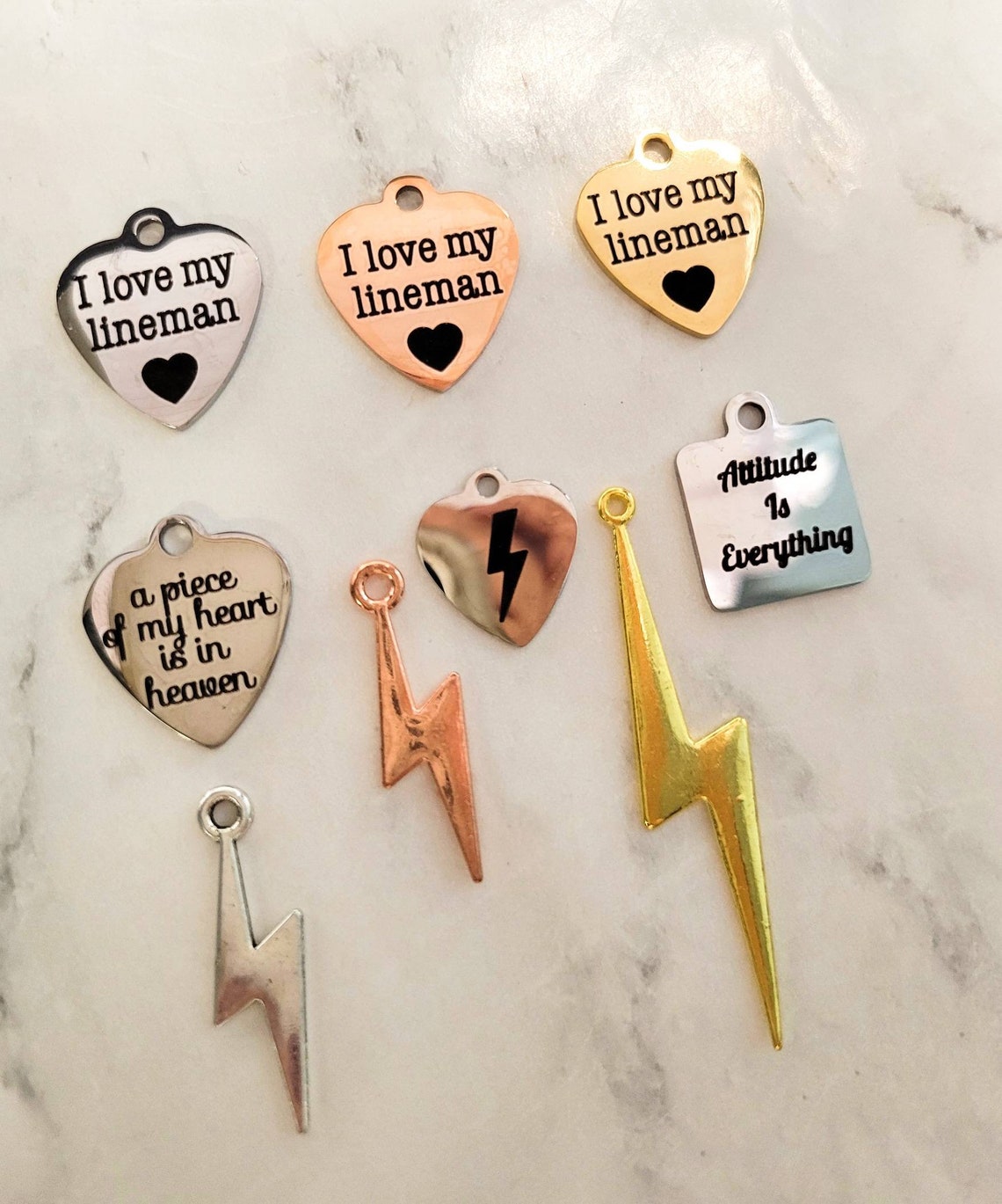 LINE BABE Lightning Bolt Key Fob Faux Leather Key Chain - Etsy