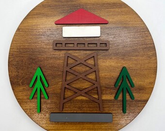 Fire Lookout Tower - Etsy