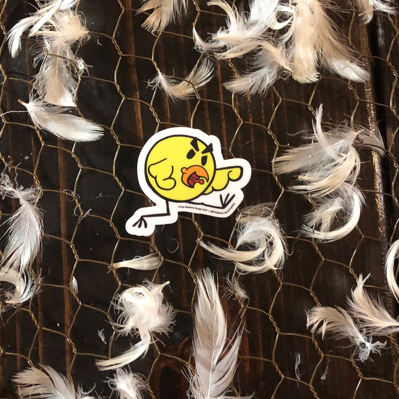Individual Chick Fight Sticker / Funny Stickers / Cute Stickers / Car ...