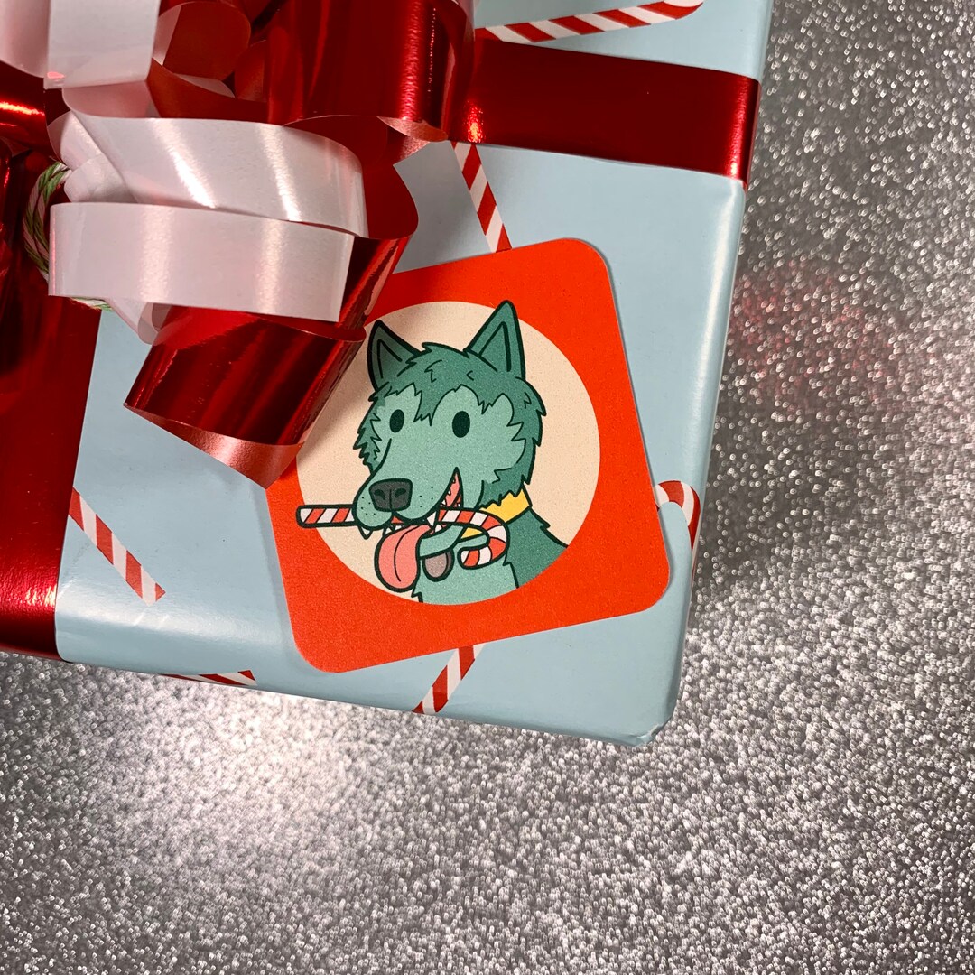 16 Gift Tag Set With Cats and Dogs Christmas Holiday Pet Theme (2.5 X 2 ...