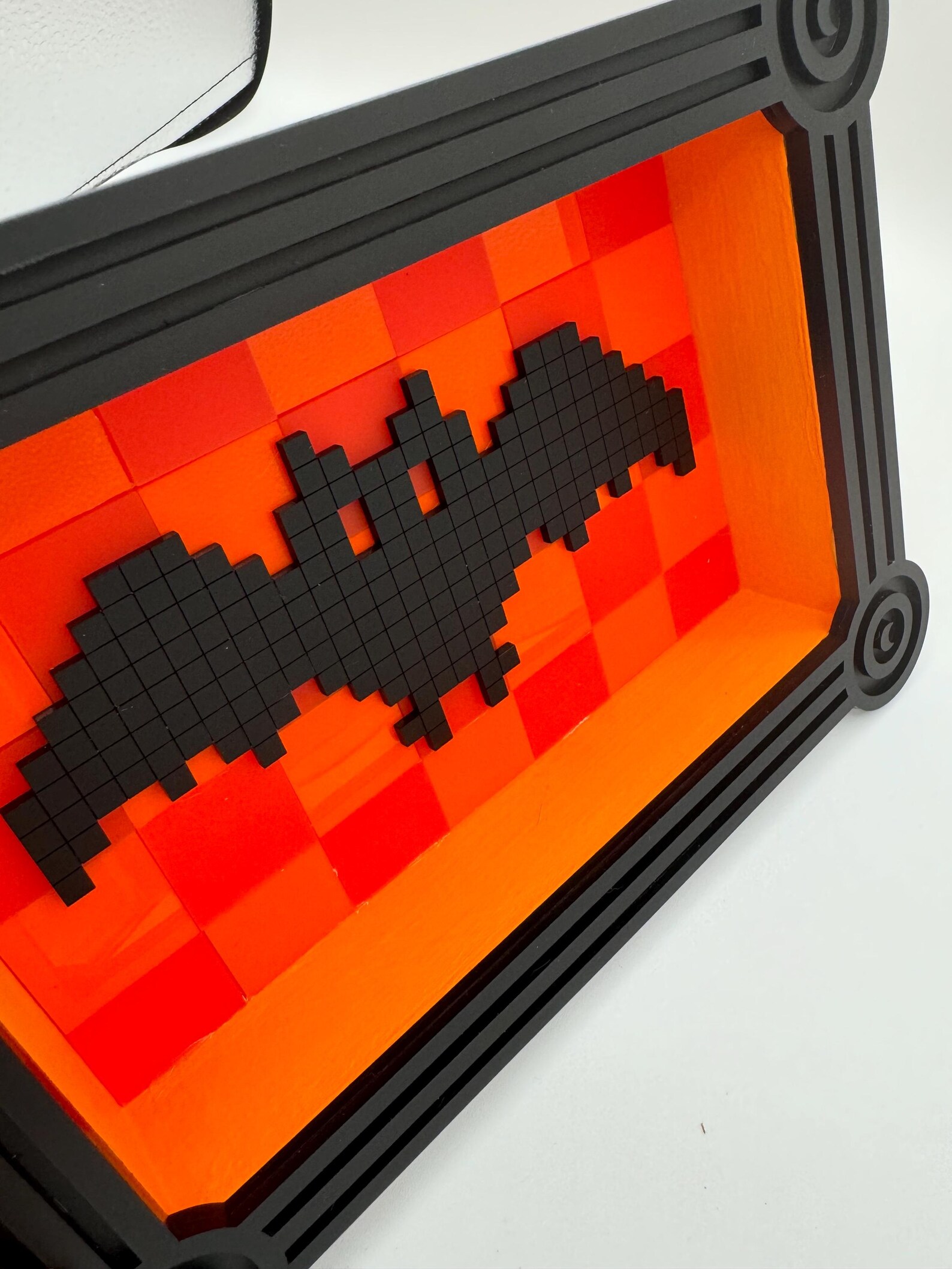 Pixel Bat Wall Art — Retro Video Game Halloween Decor - Etsy