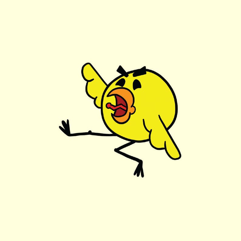 Individual Chick Fight Sticker / Funny Stickers / Cute - Etsy