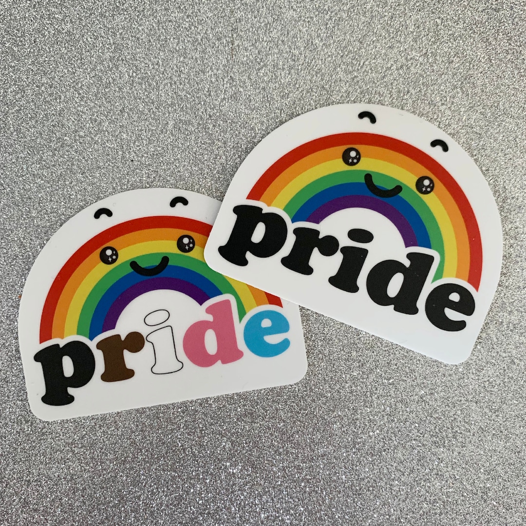 Decal Sticker Rainbow Pride Decal 3 Inch 2.31 Inch - Etsy