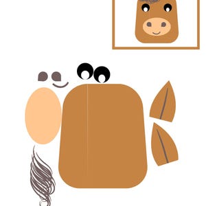 Printable Farm Animals Cut and Glue Activity Toddler Preschool ...