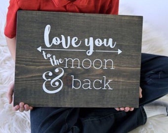 Wooden I Love You Hand Sign - Etsy