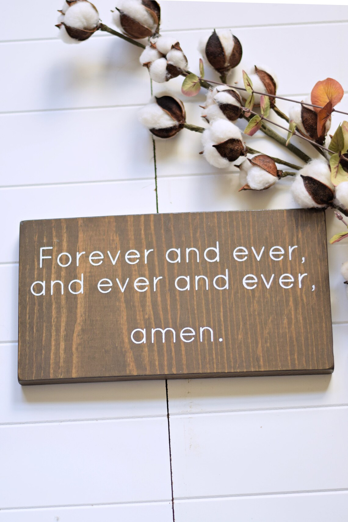Forever and Ever and Ever and Ever Amen Rustic Farmhouse Style | Etsy
