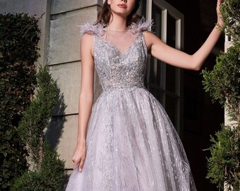 Closed Back Prom Dress - Etsy