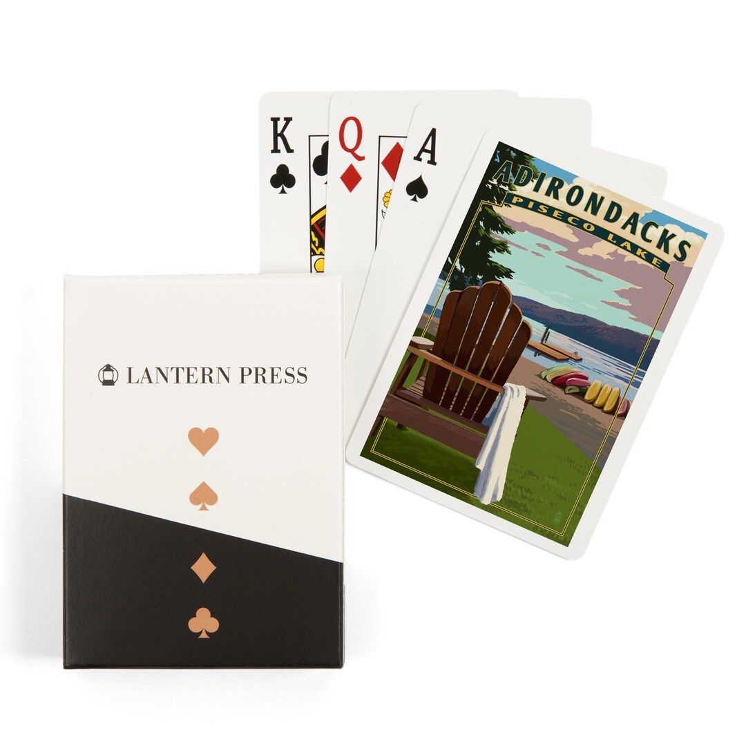 Playing Cards, Adirondack Mountains, New York, Piseco Lake Adirondack ...