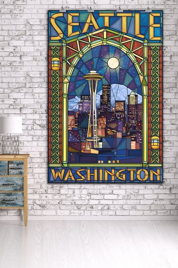 Photography Stained glass windows photo print Seattle Art ...