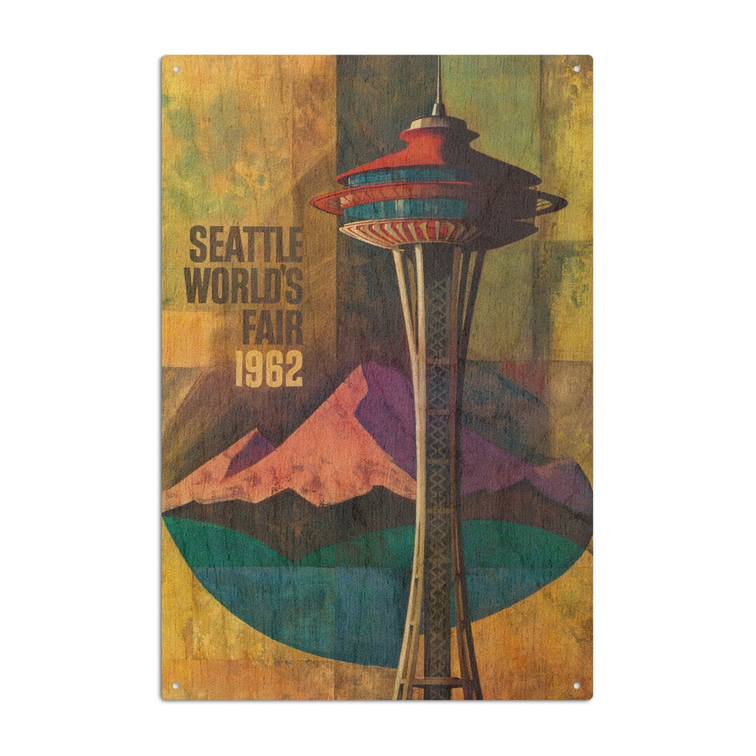 Birch Wood Seattle Washington Space Needle World's - Etsy