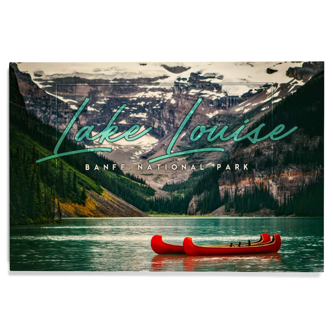 Birch Wood, Banff National Park, Canada, Lake Louise, Big Type ...