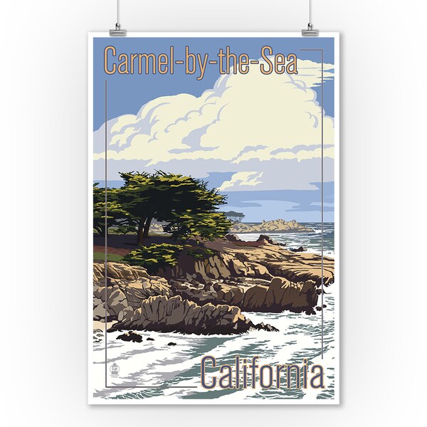 Carmel by the Sea Poster - Etsy
