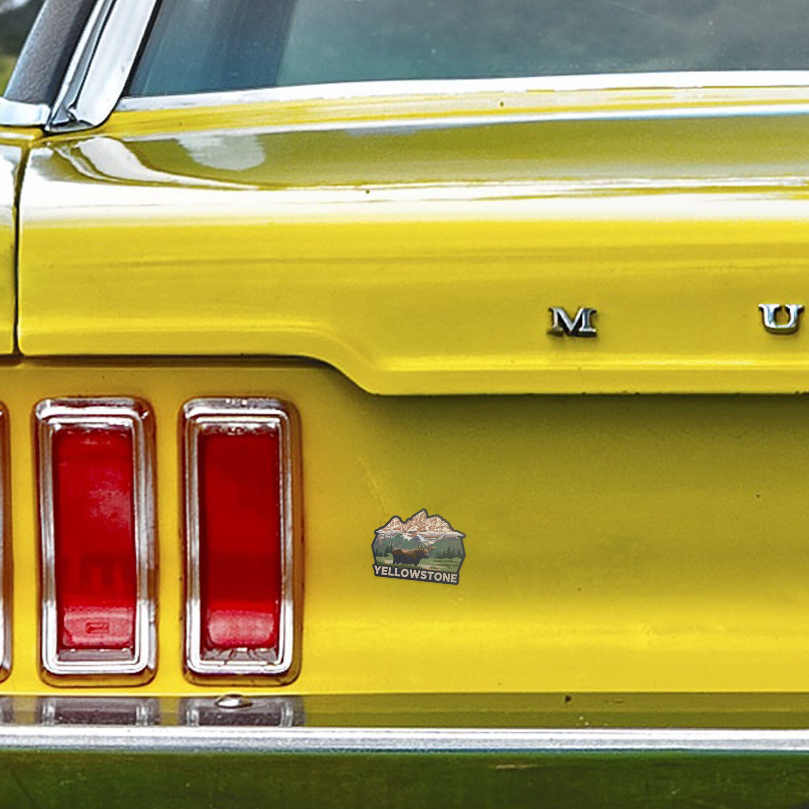 Sticker Yellowstone National Park Wyoming Moose and - Etsy