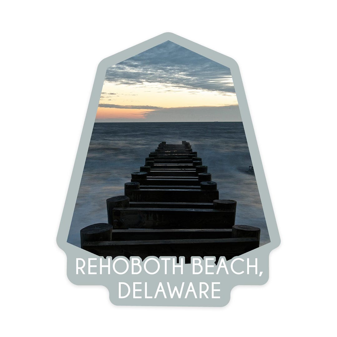 Sticker, Rehoboth Beach, Delaware, Old Ride, Contour , Vinyl Die Cut ...