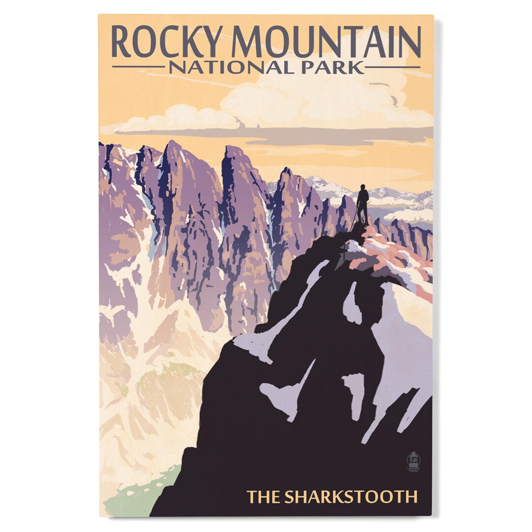 Birch Wood, Rocky Mountain National Park, Montana, the Sharkstooth ...