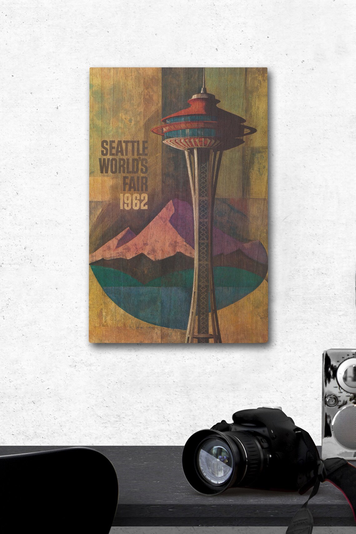 Birch Wood Seattle Washington Space Needle World's | Etsy